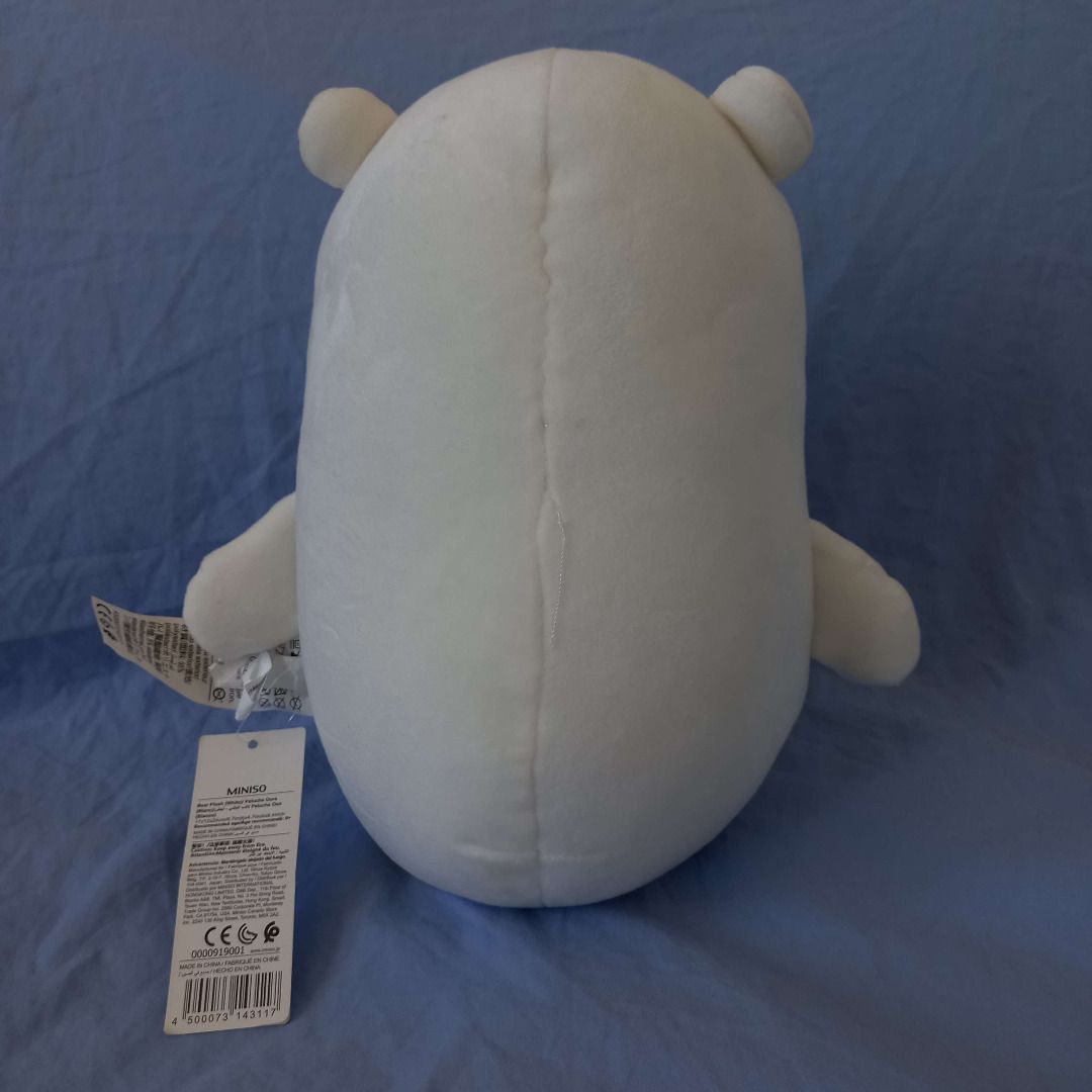 MINISO White Bear Plushie, Hobbies & Toys, Toys & Games on Carousell