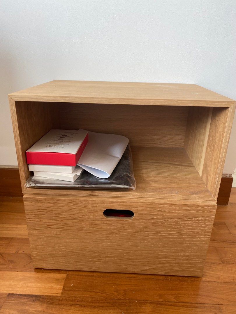 Muji Wooden Side Table, Furniture & Home Living, Furniture, Tables ...
