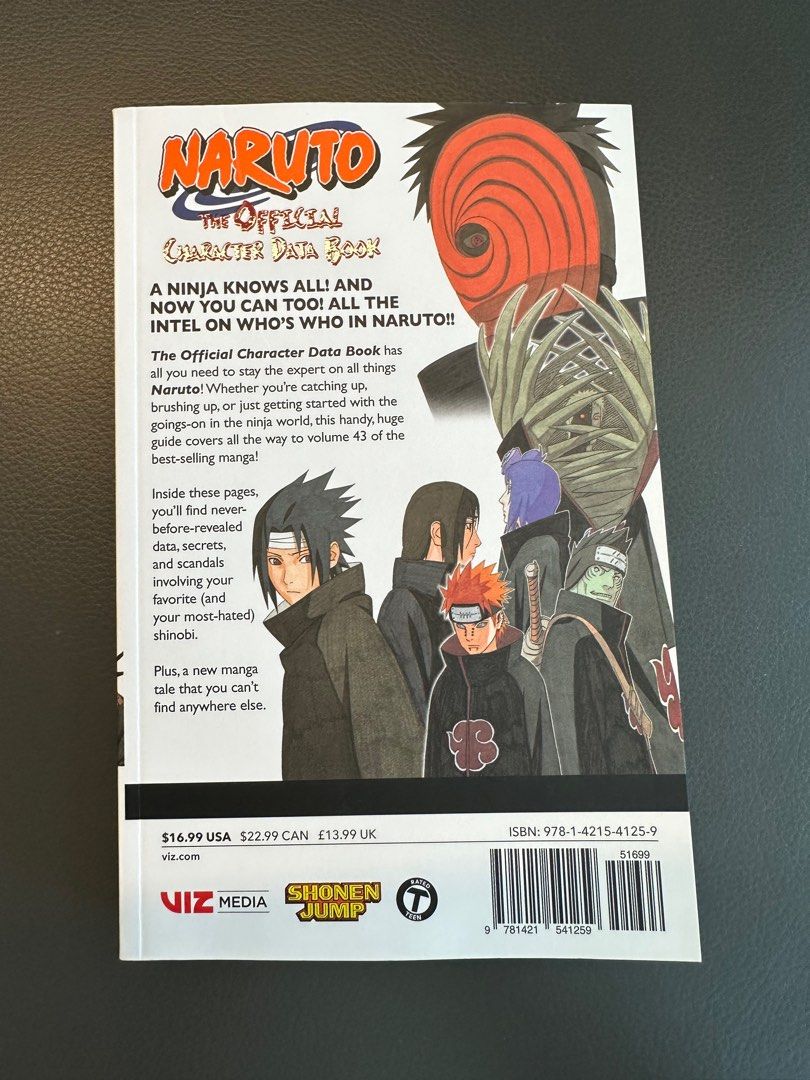 Naruto book - The official character data book, Hobbies & Toys, Books ...