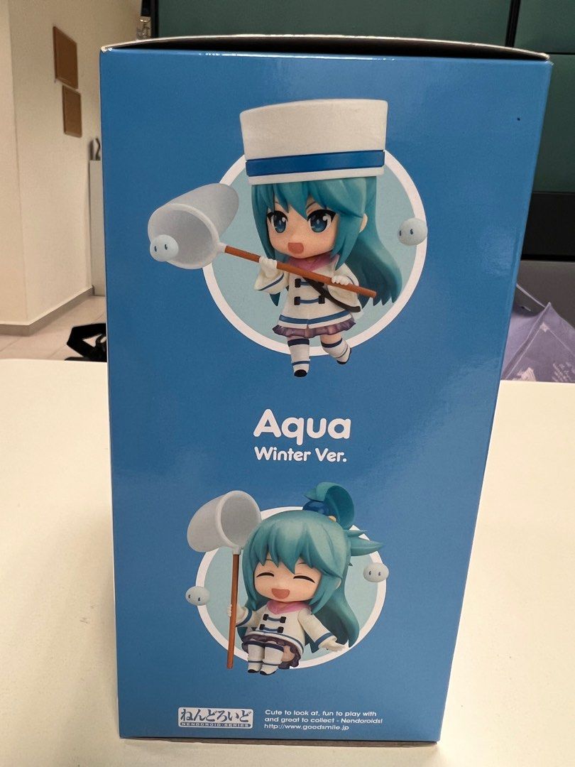 Nendoroid 1540 Aqua Winter Ver Konosuba, Hobbies & Toys, Toys & Games on Carousell
