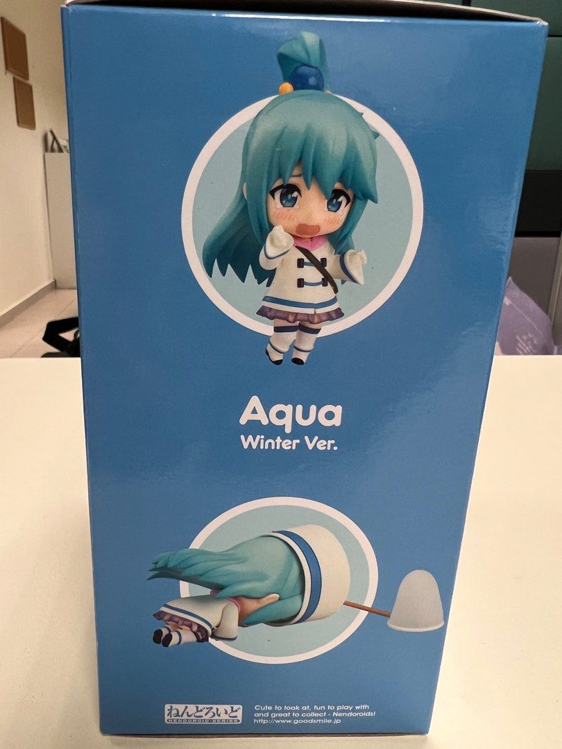 Nendoroid 1540 Aqua Winter Ver Konosuba, Hobbies & Toys, Toys & Games on Carousell
