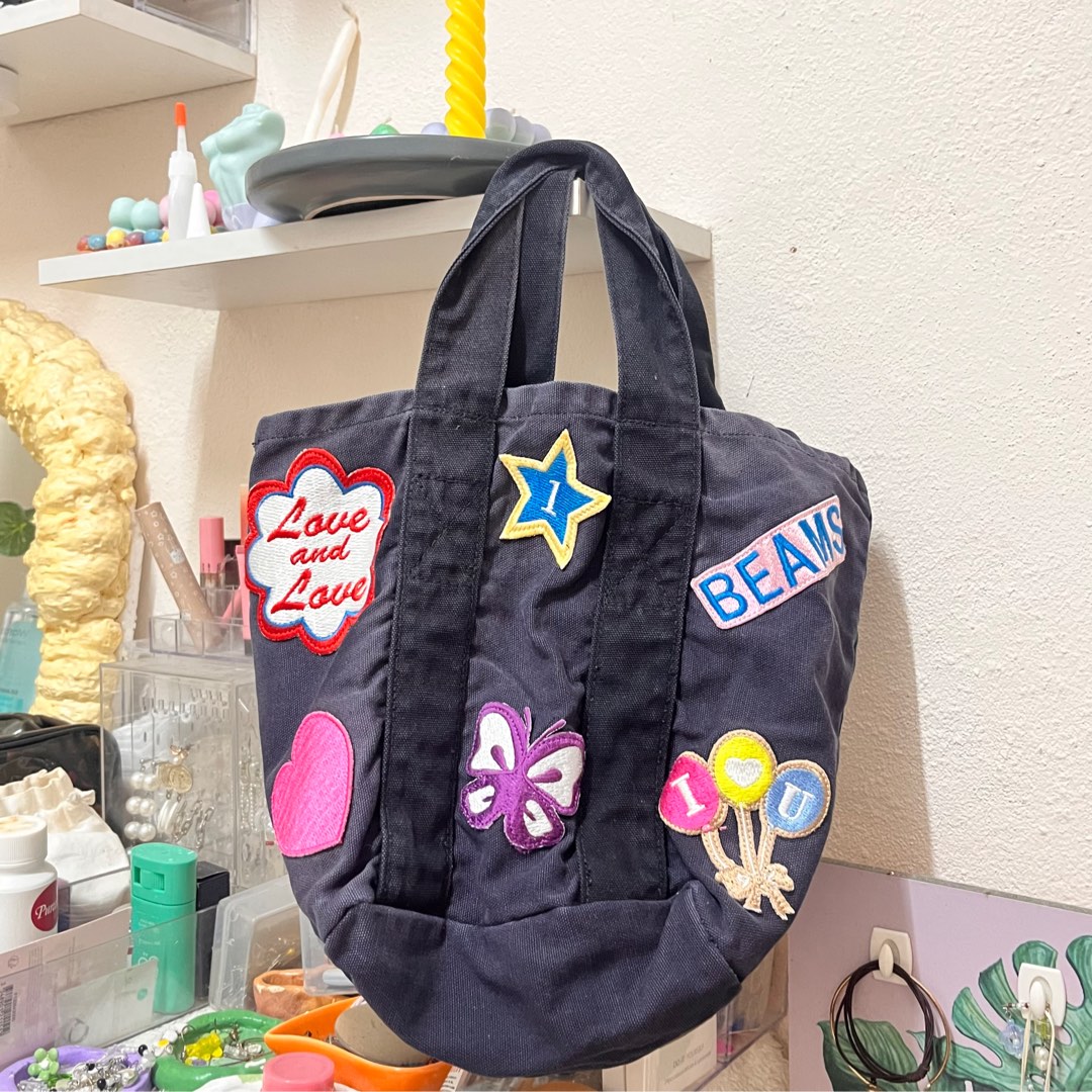 New jeans inspo Mini Patches denim bag, Women's Fashion, Bags & Wallets ...