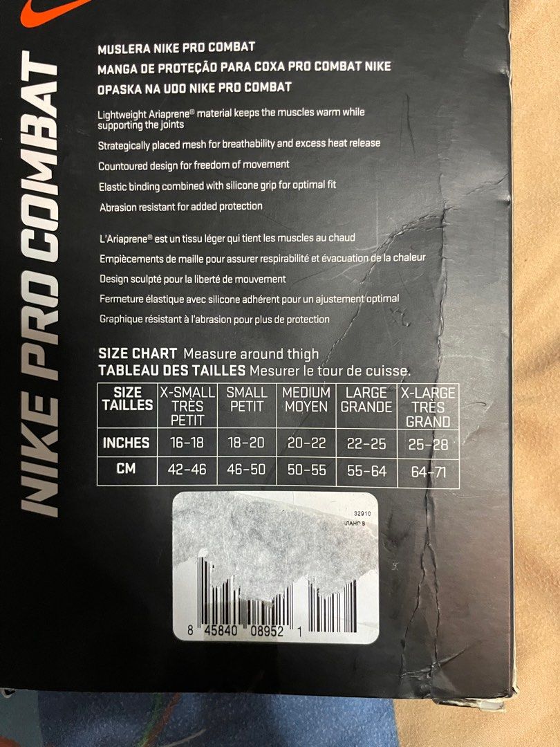 Nike pro leg compression, Men's Fashion, Activewear on Carousell