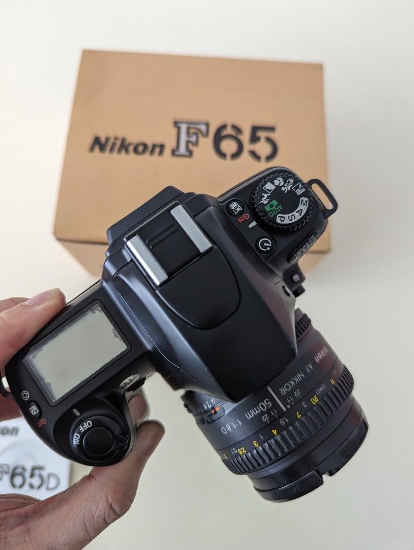 Nikon F65 Film + 50mm 1.8 Nikkor AF, Photography, Lens & Kits on Carousell