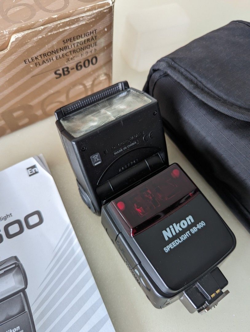 Nikon SB-600 Speedlight Flash, Photography, Photography Accessories ...