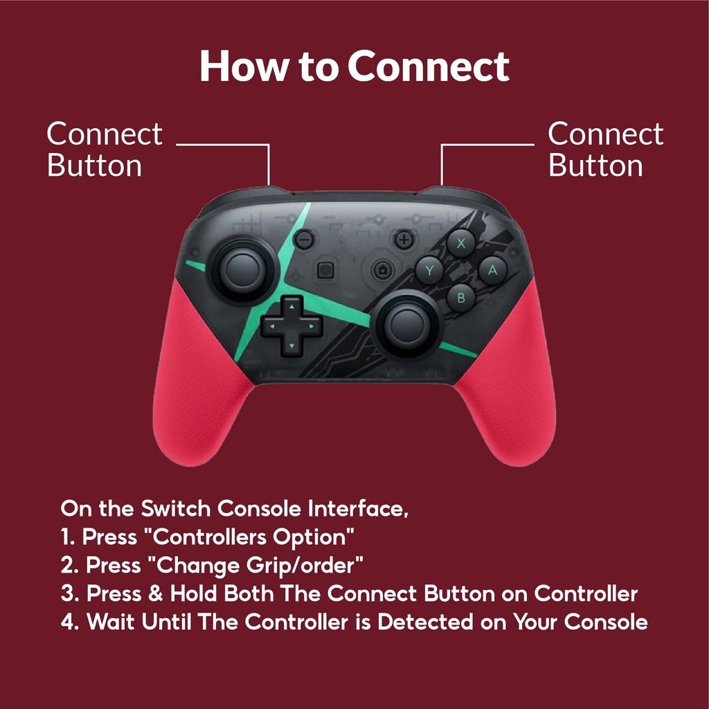 Nintendo Switch Pro Wireless Controller Gamepad Wireless Joystick ...