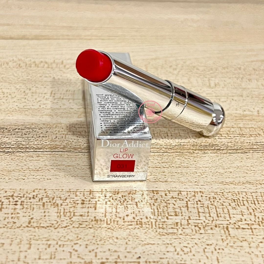 [Original] Dior Addict Lip Glow #031 Strawberry 3.2g (Black Pink Jisoo ...