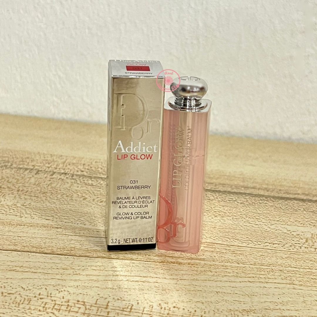 [Original] Dior Addict Lip Glow #031 Strawberry 3.2g (Black Pink Jisoo ...