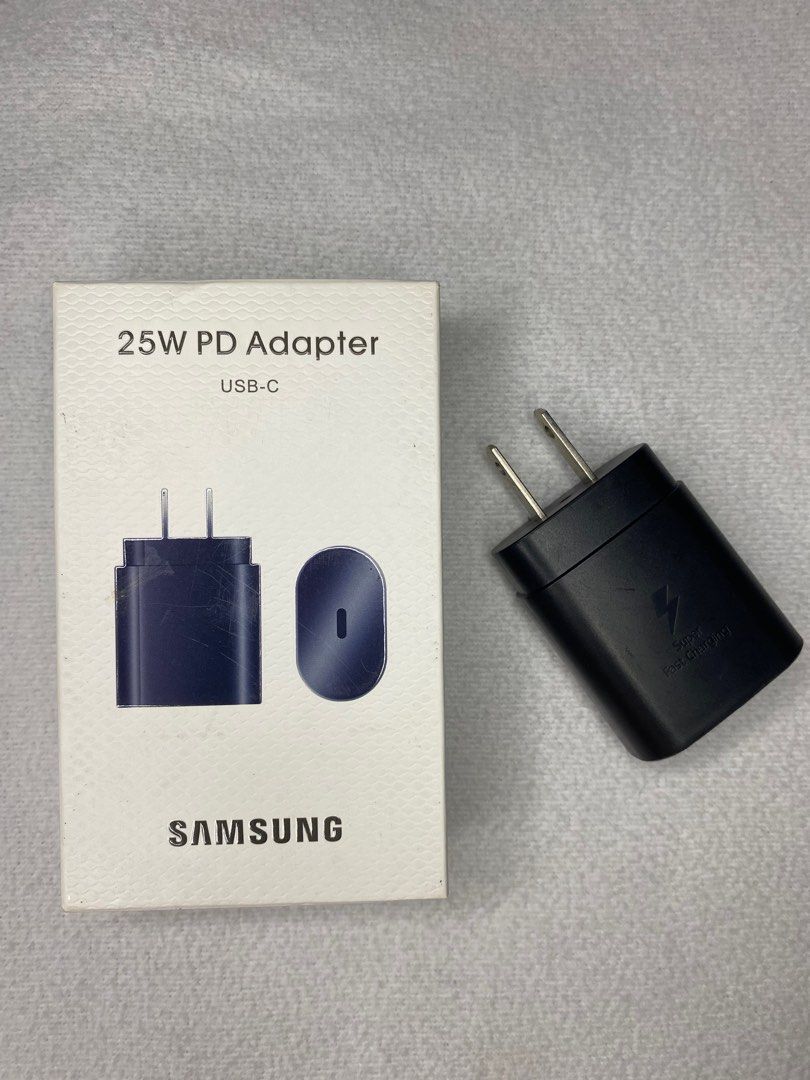 ORIGINAL SAMSUNG 25W adapter, Mobile Phones & Gadgets, Mobile & Gadget ...