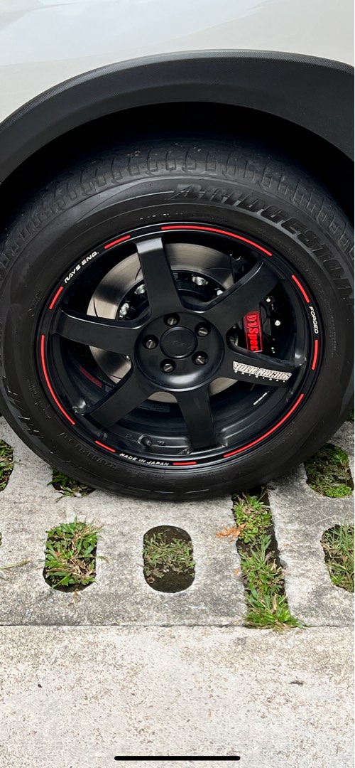 Original Volk Racing rims, Car Accessories, Tyres & Rims on Carousell