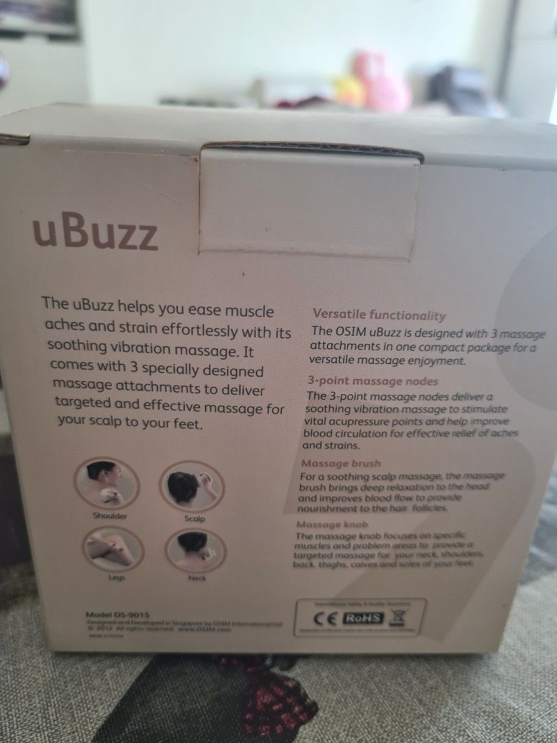 OSIM uBuzz Massager, Health & Nutrition, Massage Devices on Carousell