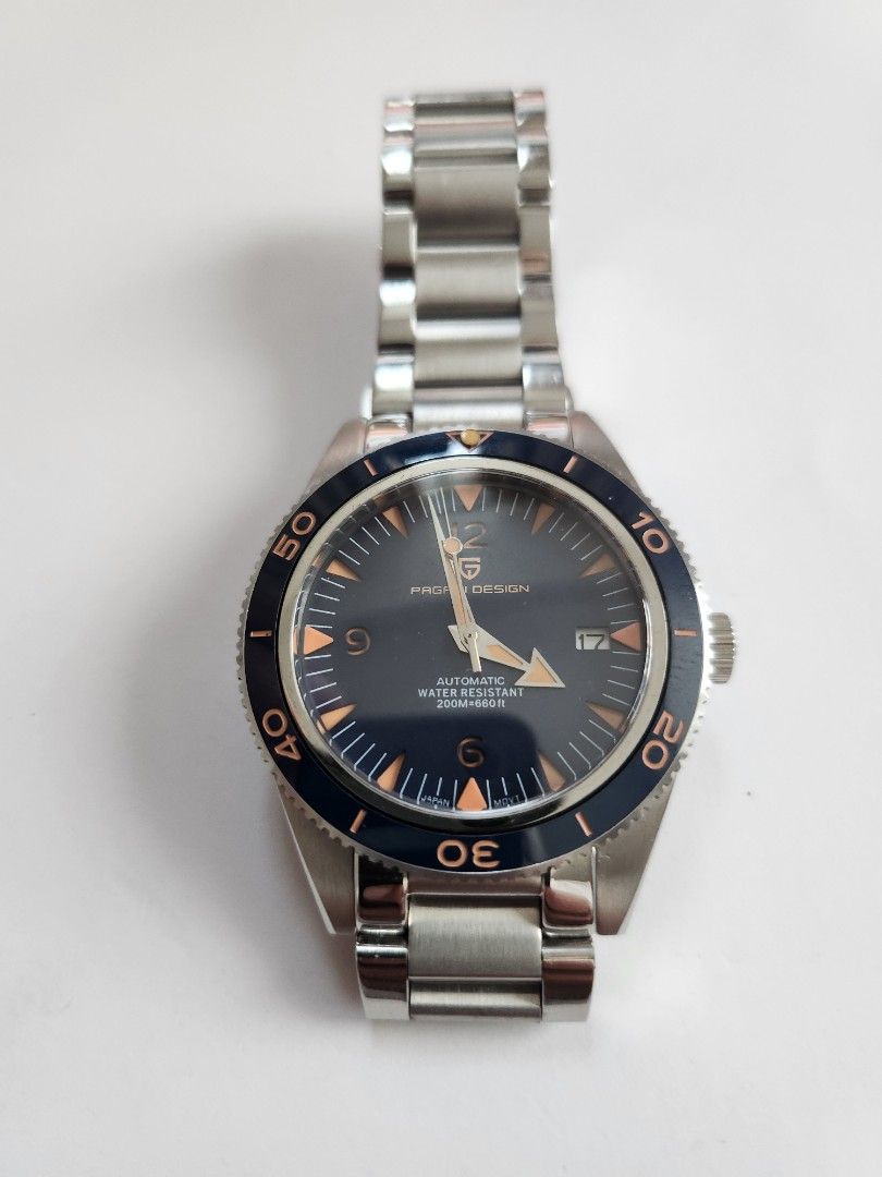 Pagani Design Omega Seamaster 300 Homage, Men's Fashion, Watches ...