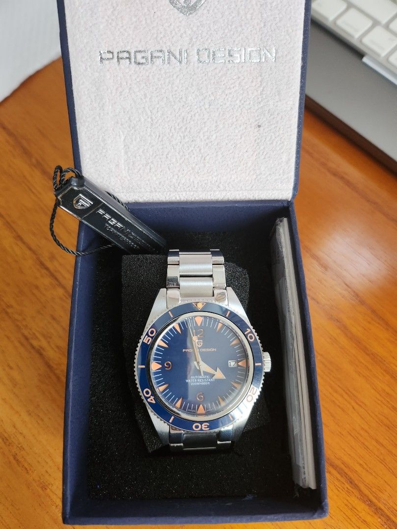 Pagani Design Omega Seamaster 300 Homage, Men's Fashion, Watches ...