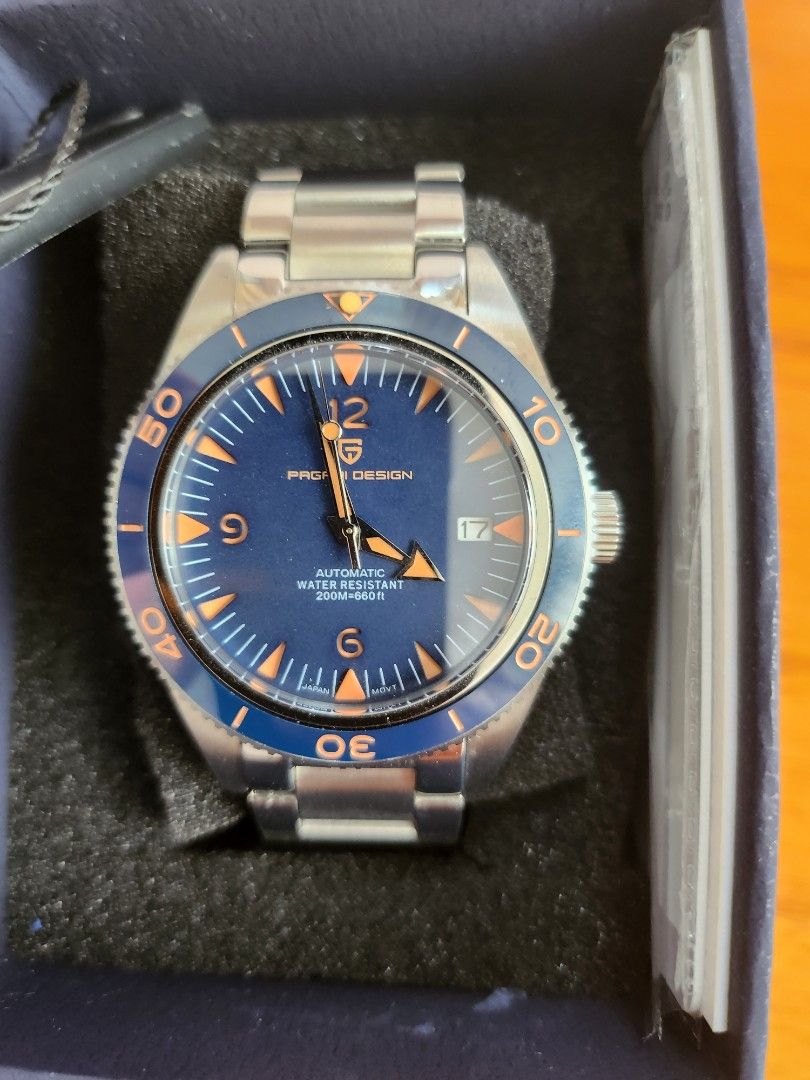 Pagani Design Omega Seamaster 300 Homage, Men's Fashion, Watches ...