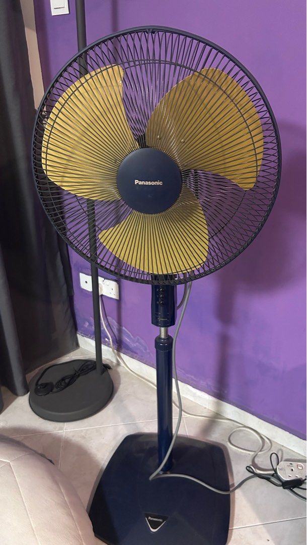 Panasonic F-407YS (Gold) Standing Fan, Furniture & Home Living ...