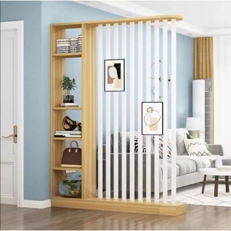 Partition Cabinet Divider Wall Cabinet Display Rack Bookshelf Partition ...