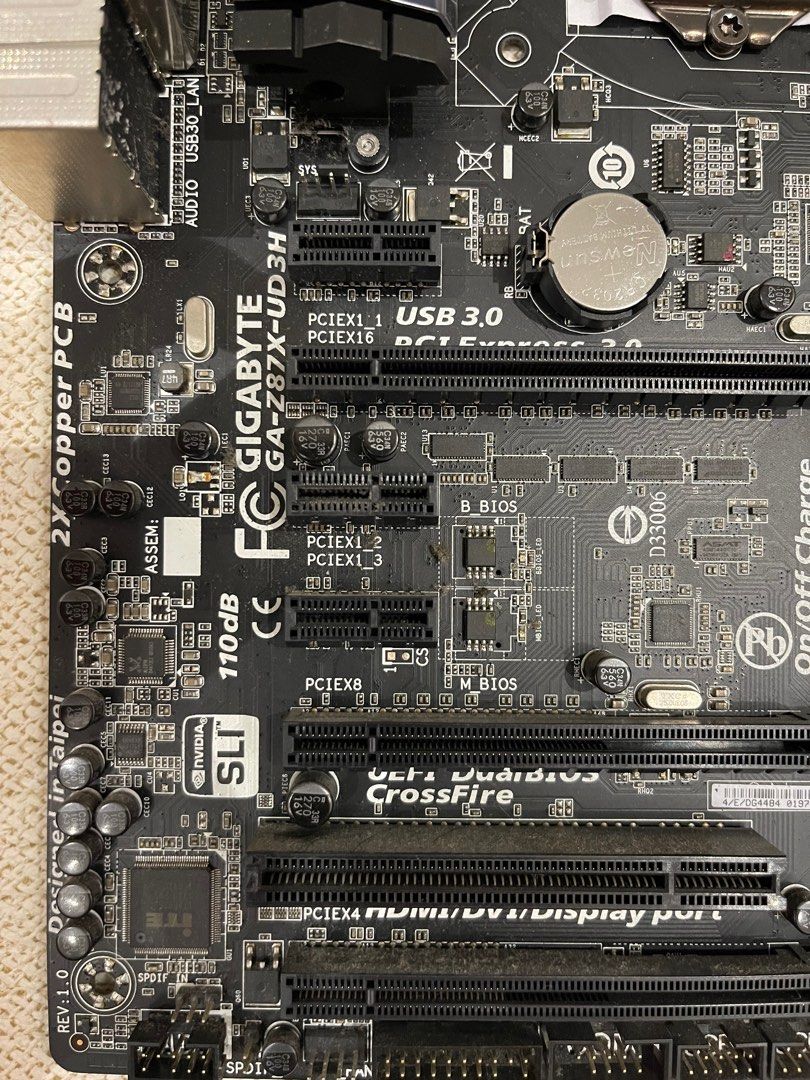 [Parts only] GA-Z87X-UD3H Gigabyte Motherboard, Computers & Tech, Parts ...