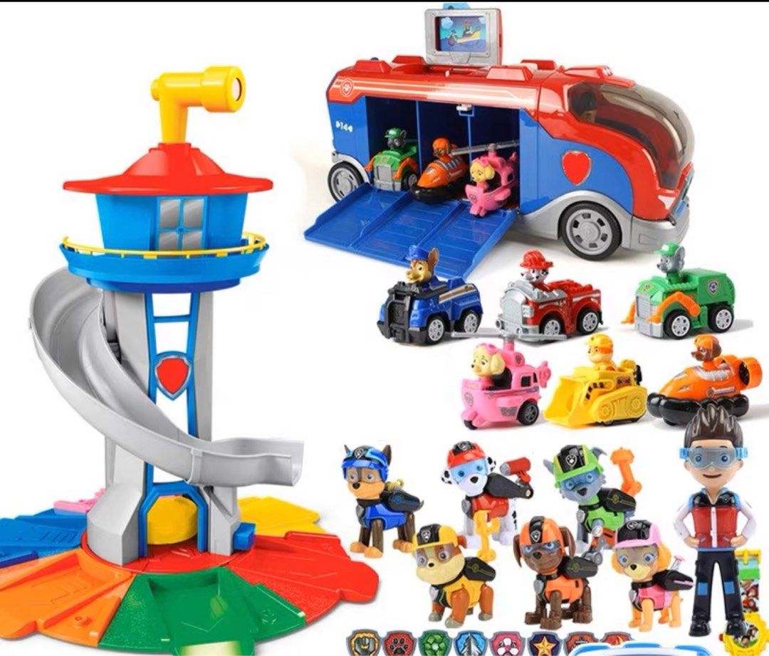 Paw Patrol toy set, Hobbies & Toys, Toys & Games on Carousell