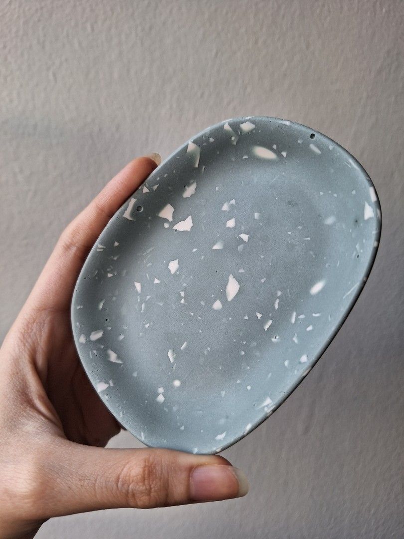Pebble Trinket Tray (Terrazzo), Furniture & Home Living, Home Decor ...