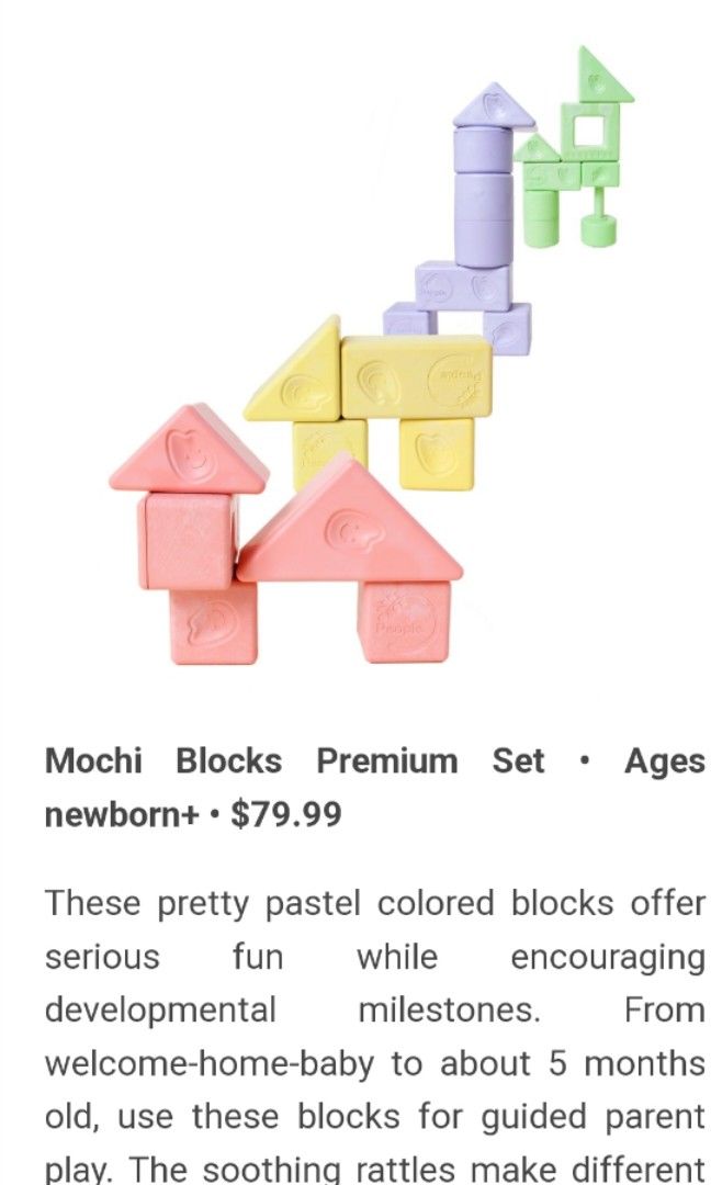 People Mochi Blocks, Hobbies & Toys, Toys & Games on Carousell