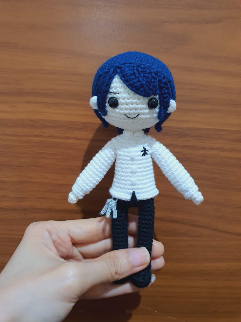 Persona 5 Yusuke Kitagawa Guy Handmade Crochet Doll, Hobbies & Toys ...