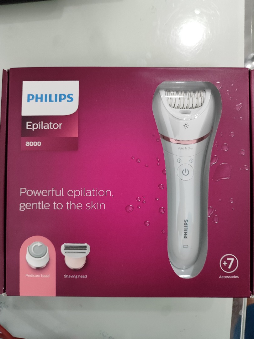 Philips epilator 8000 BRE730, Beauty & Personal Care, Bath & Body, Hair ...