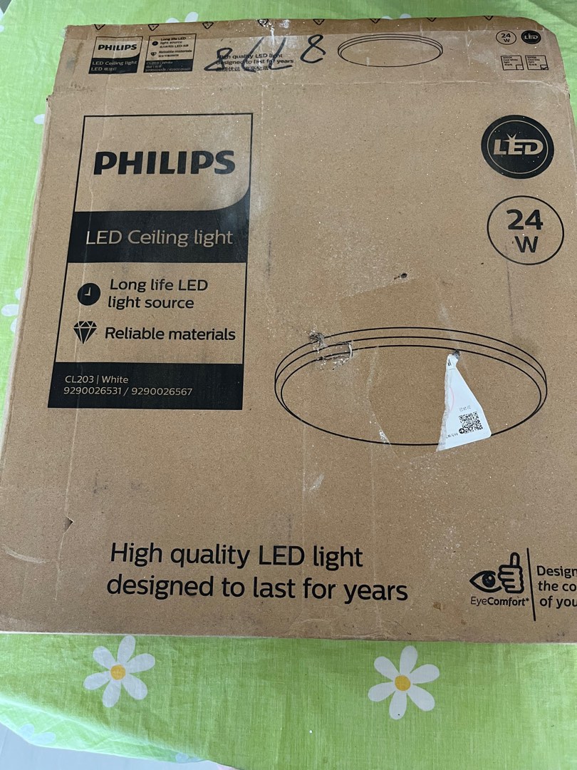Philips LED Ceiling Light, Furniture & Home Living, Lighting & Fans ...
