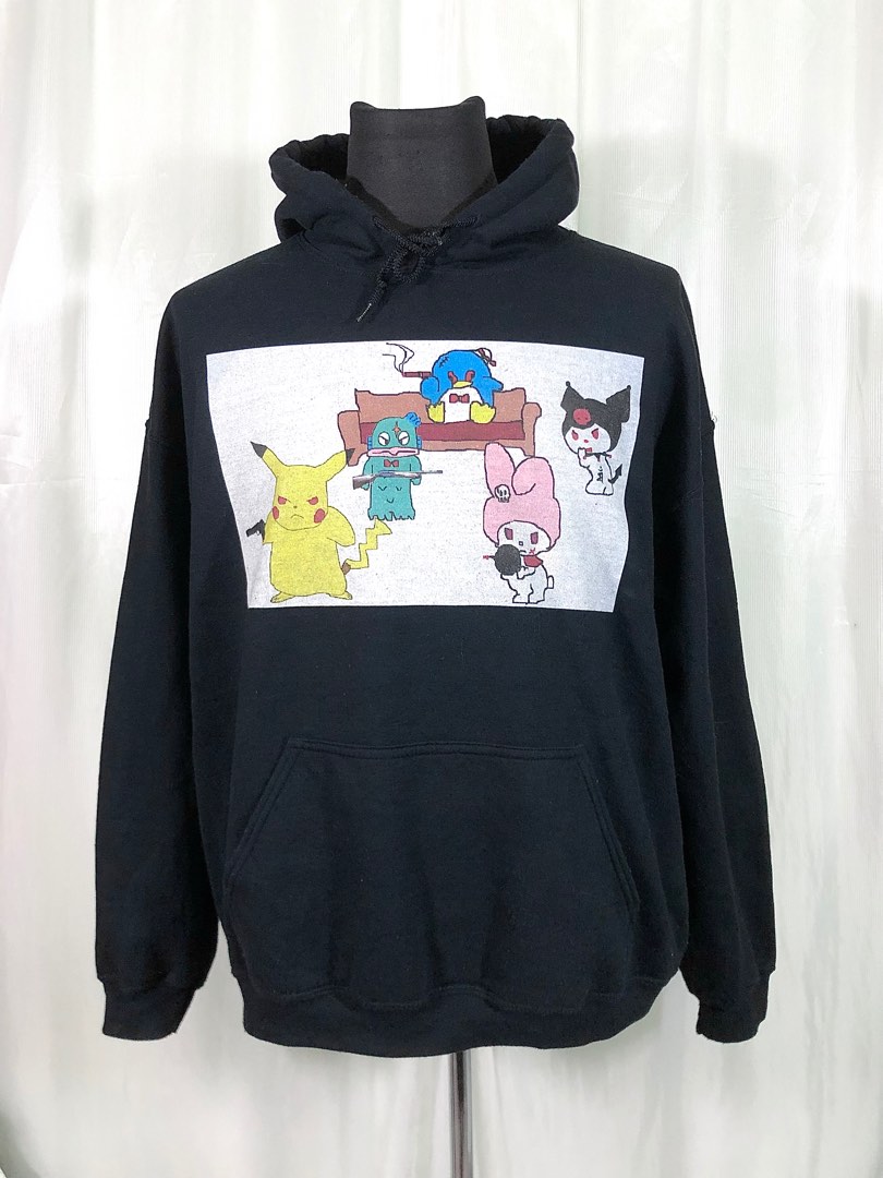 Pikachu Thug Life Gangster, Men's Fashion, Tops & Sets, Tshirts & Polo ...