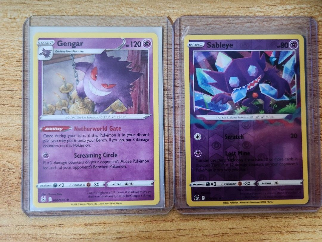 Pokemon TCG Playable Gengar & Sableye, Hobbies & Toys, Toys & Games on ...