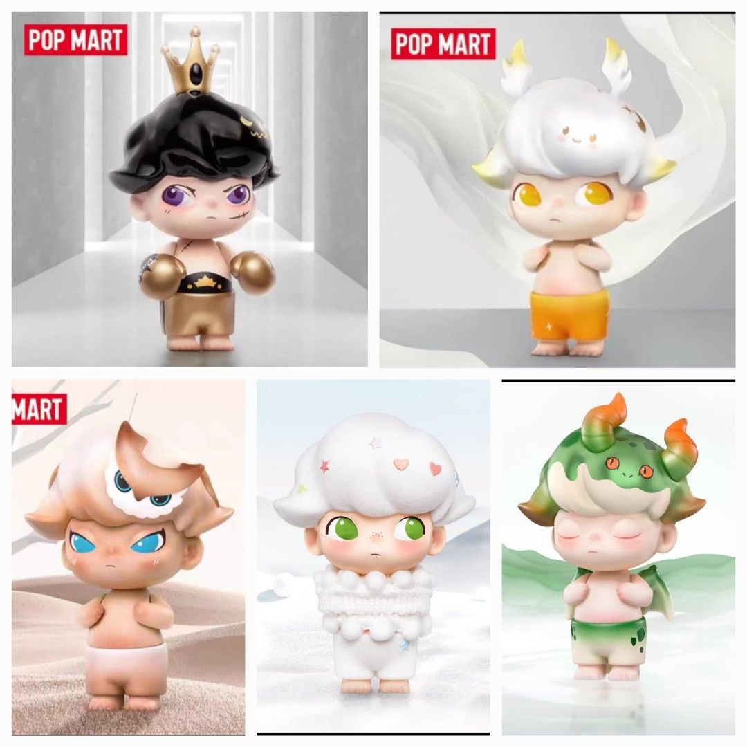 POPMART DIMOO RETRO SKULLPANDA PUCKY HACIPUPU MOLLY SWEETBEAN, Hobbies ...