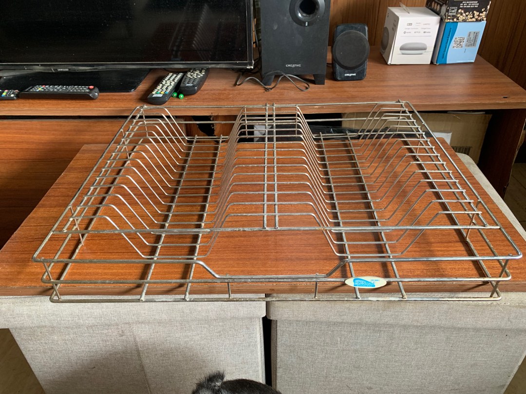 Prestige Stainless Steel & Rosette Italia Pull Out Basket for Dish Rack ...