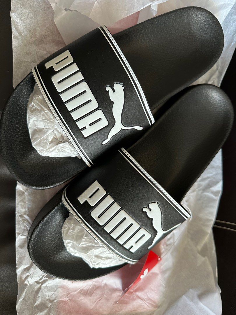 Puma slides, Men's Fashion, Footwear, Flipflops and Slides on Carousell