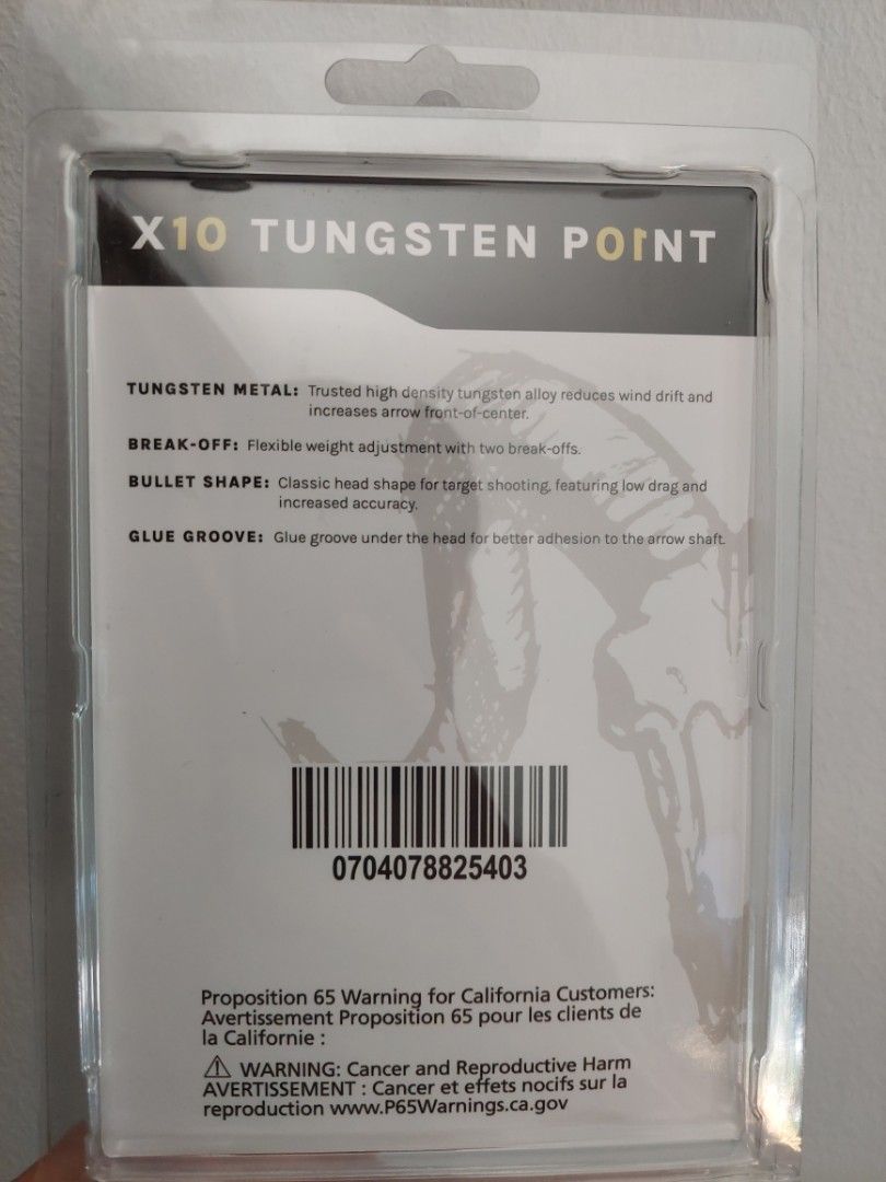 RamRods archery tungsten point 120g x10, Sports Equipment, Other Sports Equipment and Supplies ...