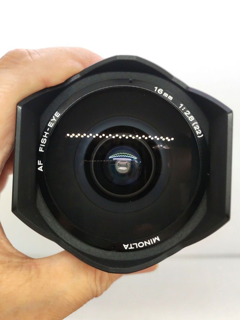 Rare! Minolta AF Fish-Eye 16mm f2.8 Sony A mount., Photography, Lens ...