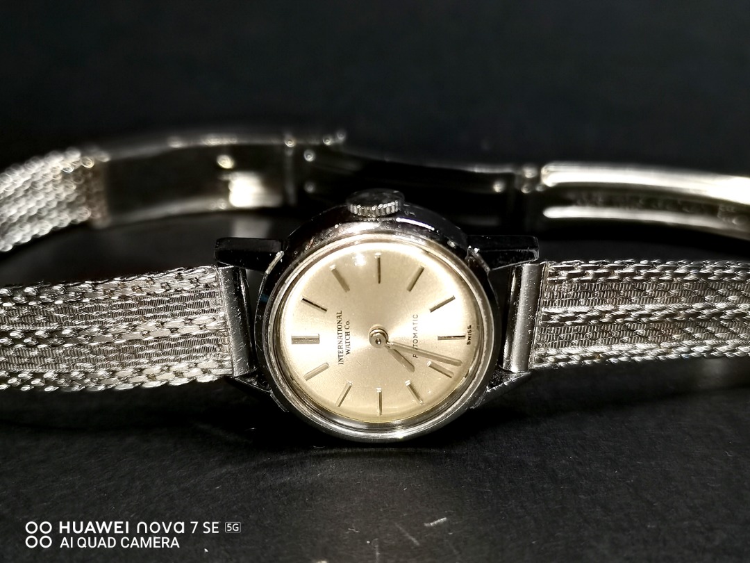 Rare vintage IWC automatic Pellaton self-winding cal. 44 lady watch ...