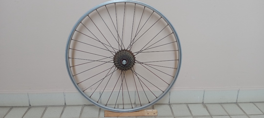 RIGIDA MTB 26" Rear Wheel with 6-speed Freewheel, Sports Equipment ...