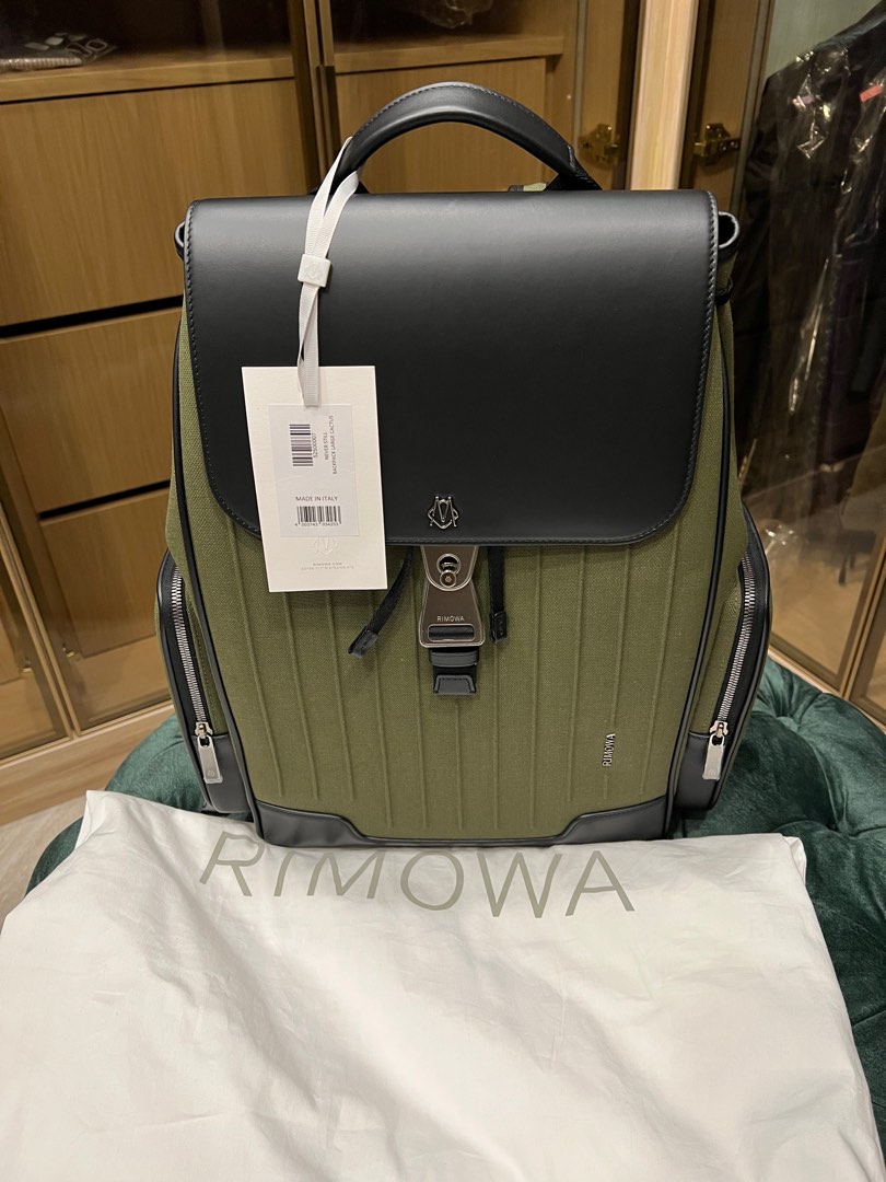 Rimowa never still large backpack(green n black), Women's Fashion, Bags ...