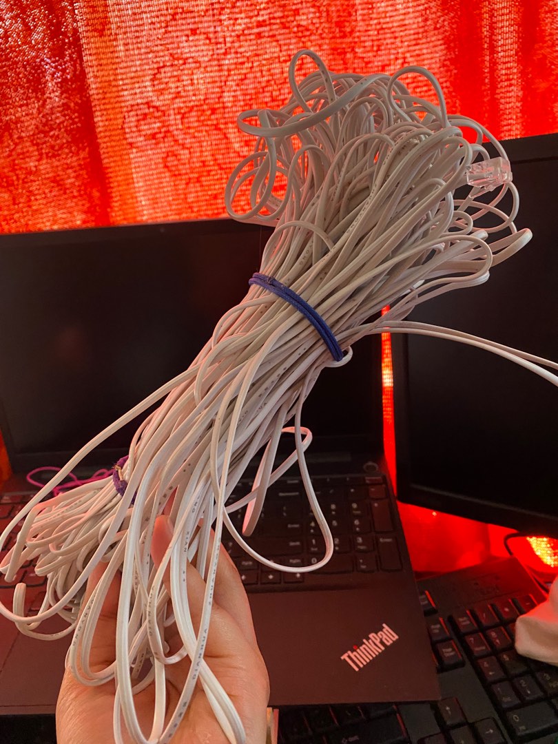 RJ11 Cable Telephone Line Wire Two-core on Carousell