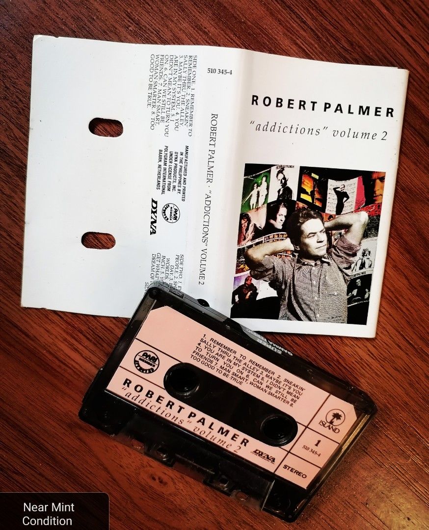 Robert Palmer Addictions Cassette Tape Original Cassette Tapes Vintage ...