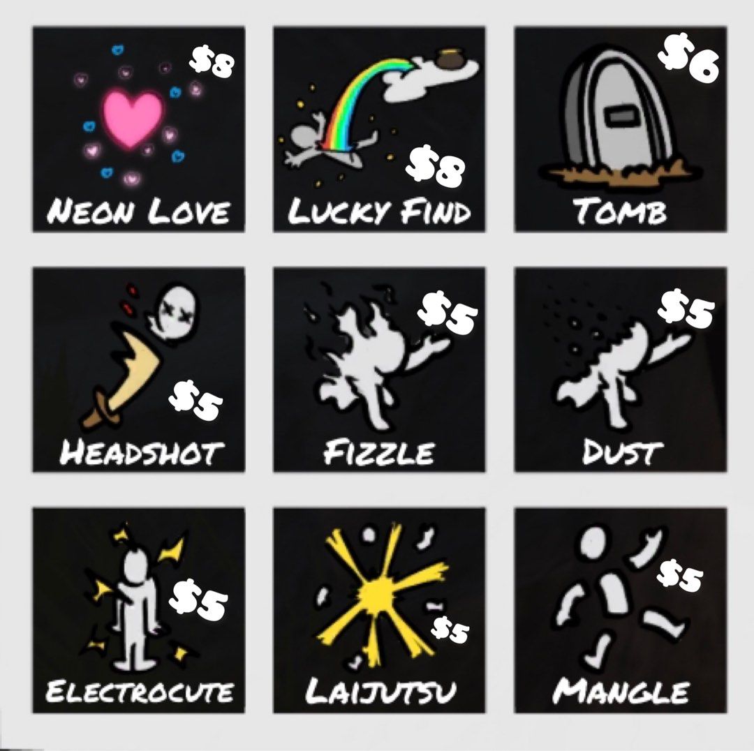 Roblox ZOぞ samurai| kill effects(READ DESC), 電子遊戲, 遊戲機配件, 遊戲週邊商品 ...