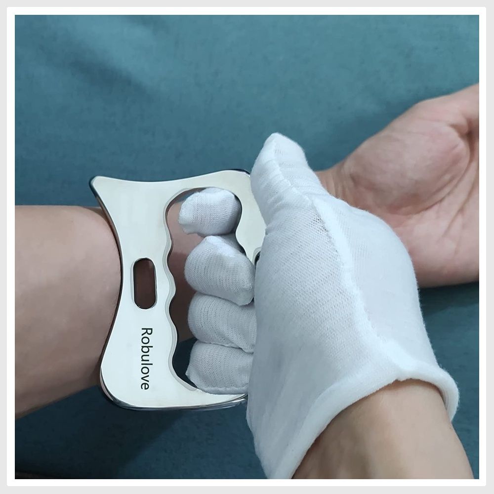 Robulove Stainless Steel Gua Sha Scraping Massage Tool Set IASTM Tools ...