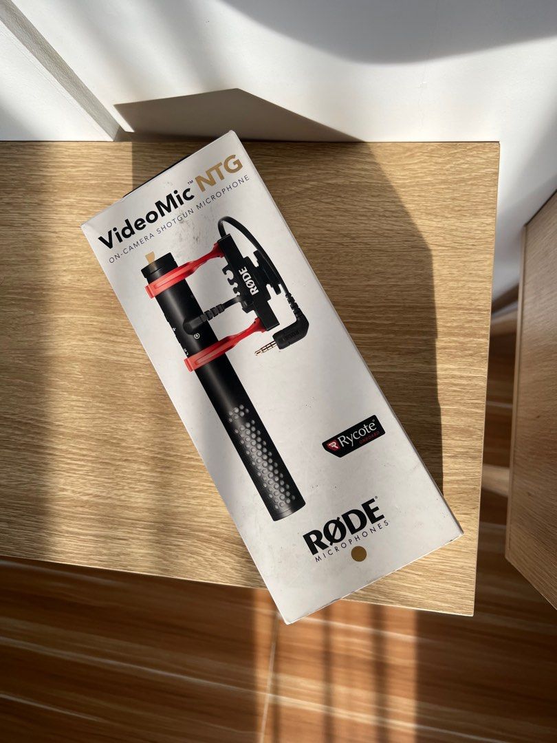Rode VideoMic NTG Camera-Mount Shotgun Microphone, Audio, Microphones ...