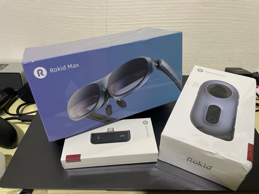 Rokid Max brand new full set, Video Gaming, Gaming Accessories, Virtual ...