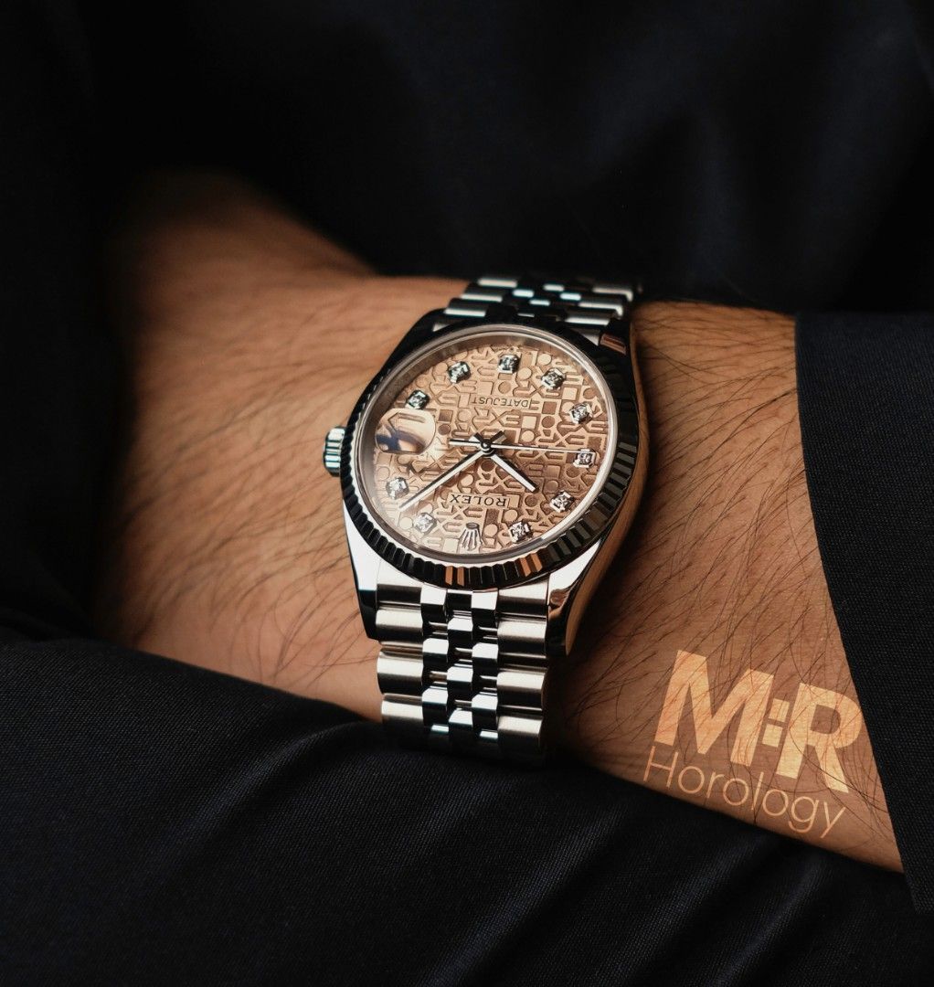 Rolex Datejust 36 Salmon computer dial, Luxury, Watches on Carousell