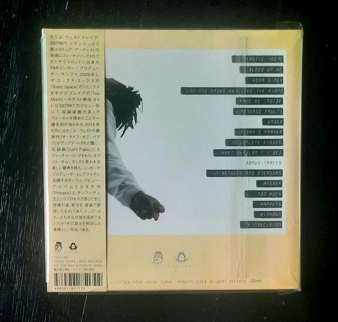 Sampha - Process CD, Hobbies & Toys, Music & Media, CDs & DVDs on Carousell