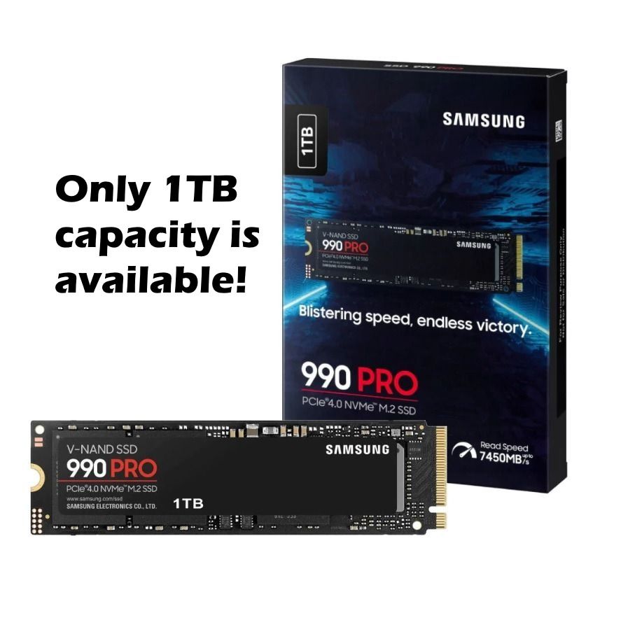 Samsung 980 PRO 990 PRO M.2 NVME SSD, Computers & Tech, Parts ...