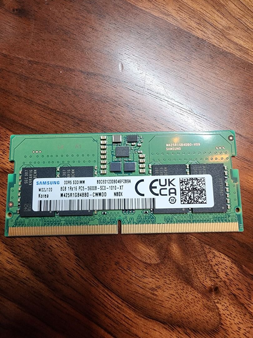 Samsung DDR5 5200 8GB, Computers & Tech, Parts & Accessories, Computer ...