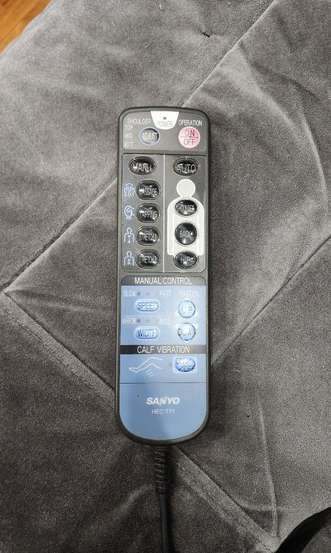 SANYO Japanese Massage Chair, Health & Nutrition, Massage Devices on ...