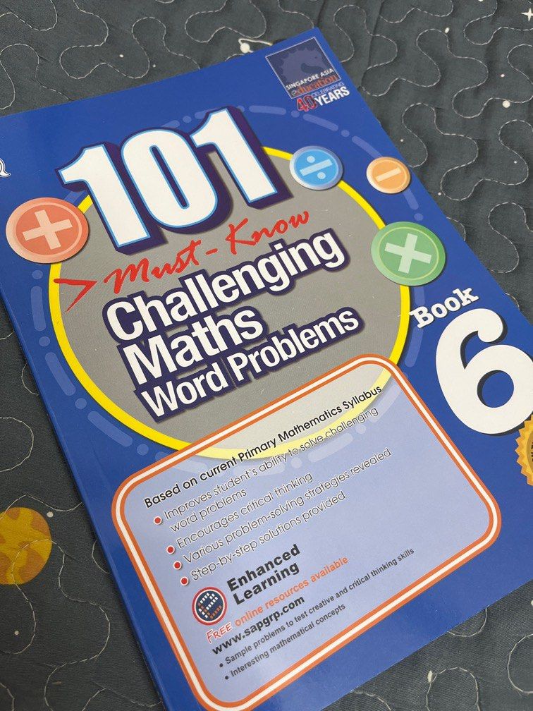 SAP 101 Challenging Maths Word Problems Hobbies Toys Books sap-101-challenging-maths-word-problems-hobbies-toys-books