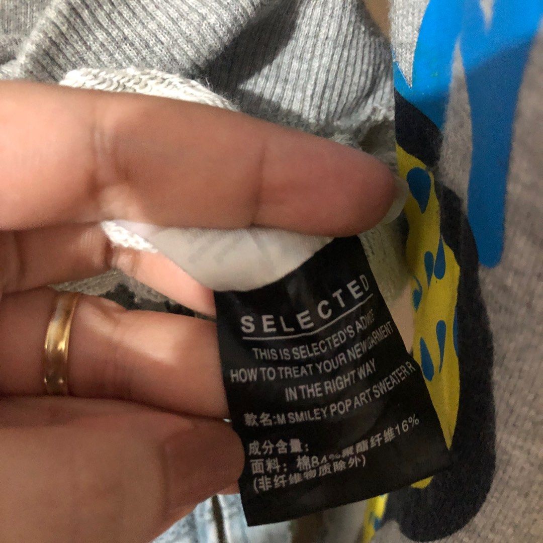 SELECTED SMILEY LONDON, Women's Fashion, Tops, Shirts on Carousell